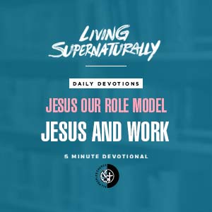 Jesus Our Role Model - Jesus and Work (Daily Devotional) - by Ps Ashish ...